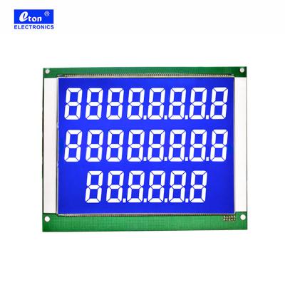 China Factory Direct Custom Size 22 Digit TN Transmissive Fuel Dispenser LCD Display Board 128x64 Resolution with ST7789 Driver IC for sale