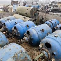 China Used Jacketed Chemical Enamel Reactor Anchor Agitator 10-100L for sale