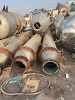 China Semi Hermetic Used Evaporators Medium Size Stainless Steel for sale