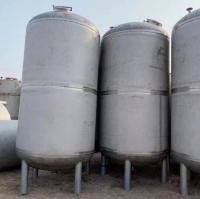 China Material Flow Used Stainless Steel Storage Tanks 10 Tons for sale