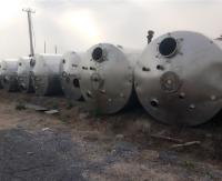 China Material Flow Used Stainless Steel Storage Tanks 10 Tons for sale