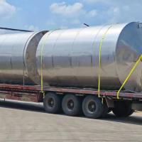 China 2 Tons Atmospheric Pressure Used Stainless Steel Cone Bottom Tanks for sale