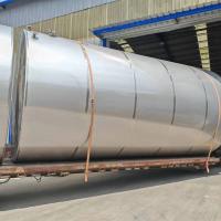 China 2 Tons Atmospheric Pressure Used Stainless Steel Cone Bottom Tanks for sale