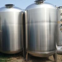 China 8 Tons Used Stainless Steel Storage Tanks 10 Tons Vertical Type for sale