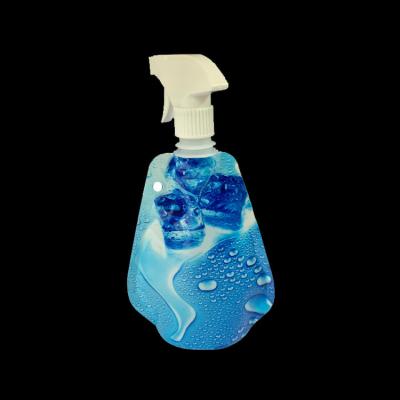 China Refillable bag stand up Refill stand up bottle pouch with spray head trigger for sale