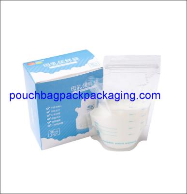 China 250ml breastmilk storage packaging bag, Breastfeeding Freezer Storage Container Bags for sale