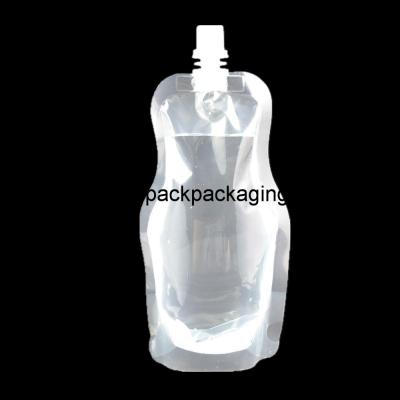 China Transparent spout pouch for water or other liquid 200ml food grade for sale