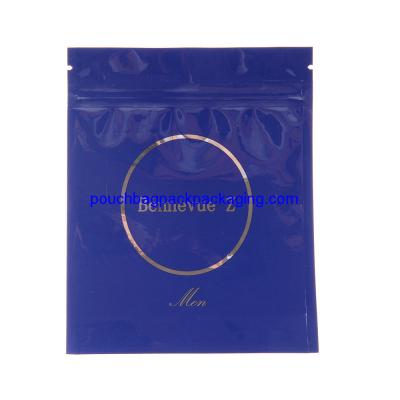 China Printed stand up zipper bag with tear notch, custom zipper stand up pouch for sale