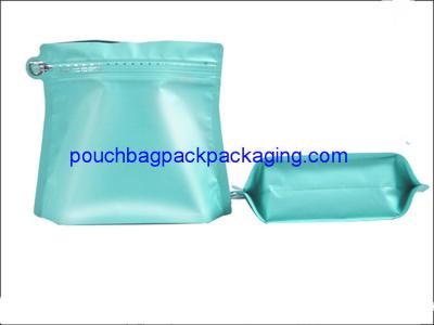 China Irregular stand up pouch, easy to open zipper, aluminium foil with matte surface for sale