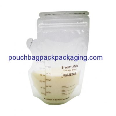 China Baby breast milk storage bags SGS approval  8OZ 250ml BPA free for sale