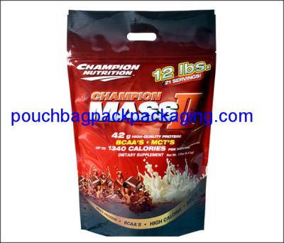 China Foil stand up pouch, stand up bag, doypack for food packaging 12LBS for sale