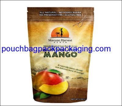 China Color Printed stand up pouch, stand up bag with zip lock for mango for sale