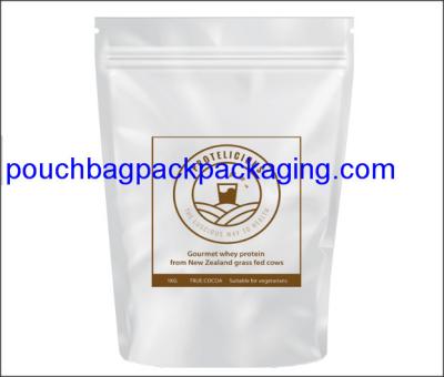 China Stand up pouch, Aluminum Foil Protein Powder Bag Dried Snack Packaging for sale