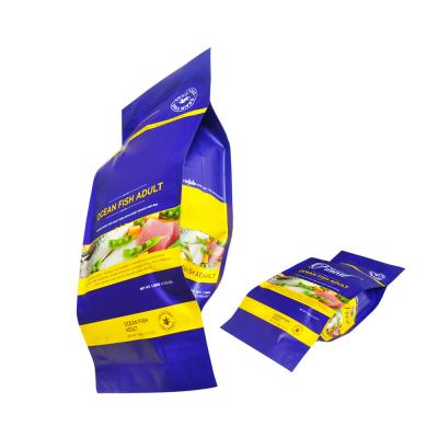 China Plastic PE back seal pillow packing bag, Aluminium back seal bag for ocean fish adult for sale