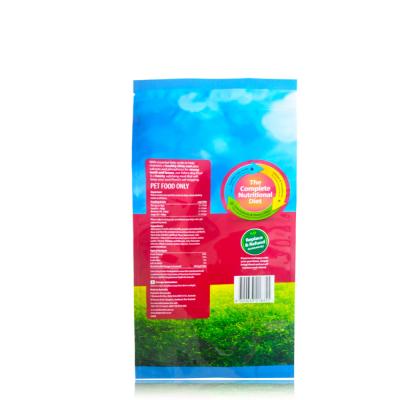 China Food grade packaging bag for storage, plastic pet food pack bag, back heat seal for sale