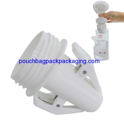 China BPA Free Storing&Breastfeeding-Twist Adapter for breast milk storage bag for sale