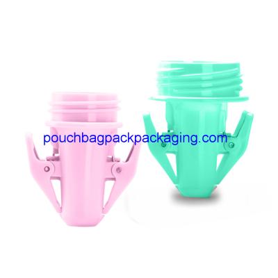 China Breast milk storage bag adapter, pump adapter, colorful adapter BPA free for sale
