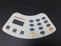 China Custom 3M Adhesive Tactile Membrane Keypad PET Silk Printing for sale