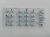 China Glossy Rubber Membrane Switch Customized Overlay Color ISO9001 ROHS SGS Certificated Durable Flexible Control Interface for sale