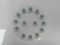 China Simple Design Translucent Silicon Rubber Membrane Panel Switch Button Pad for sale