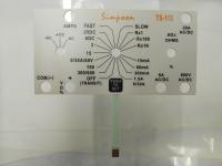 China ZIP Embossed Custom Thin Film Flexible Membrane Key Switch With 3M467 / 3M468 Adhesive for sale