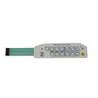 China Customize Thin Film Membrane Switch Keyboard Twelve Key With 3M Adhesive for sale