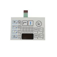 China Push Button PET PC Flexible Metal Dome Membrane Switch Keypad With 3M Adhesive for sale