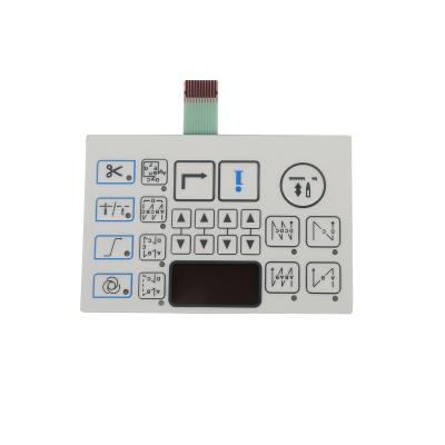 China Push Button PET PC Flexible Metal Dome Membrane Switch Keypad With 3M Adhesive for sale