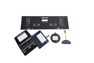 China Light Weight Small Size Custom Membrane Switch Long Life Better Feel for sale