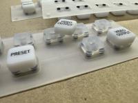 China Rubber Membrane Switch With Strong Tactile Response For Small Handheld Devices for sale