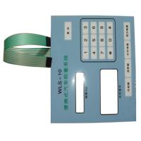 China Customized Push Button Tactile Waterproof Membrane Switches For Industrial Control Machinery for sale