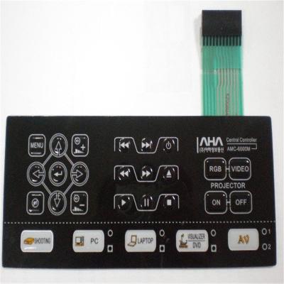 China Custom Silk Printing Polycarbonate Nameplates Graphic Overlay for sale