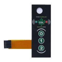 China Lightweight Flexible Membrane Switch Keypad Thin Film With 3M467 / 3M468 Adhesive for sale