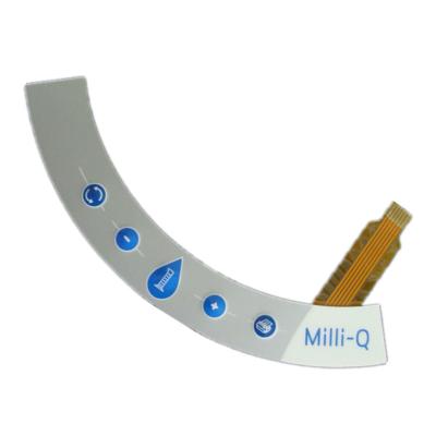 China PET Tactile Membrane Switch Keyboards With FPC Circuit And 3M Adhesive for sale