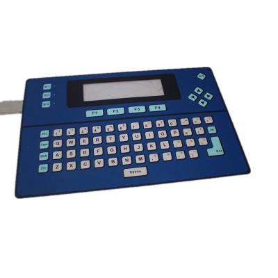 China Flat Button Metal Dome Membrane Switch waterproof With Clear LCD Window for sale