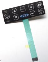 China Foundation Customized Flat Keyboard Tactile Membrane Switch with RoHS Certification for sale
