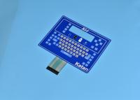 China Simple Color / Button Raised And Large Size Control Membrane Switch for sale
