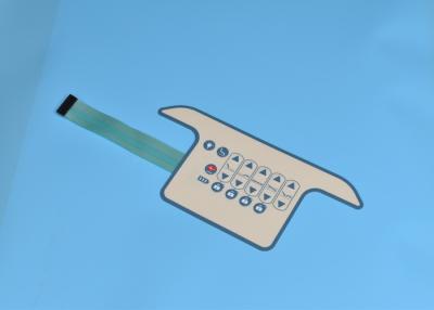 China Led Medical Equipment Membrane Touch Switch Embossed Customized Shape for sale