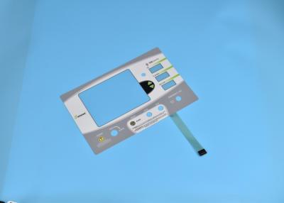 China Multiple Windows Tactile Membrane Switch Gradient Printing With Led for sale