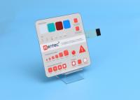 China Flexible Keys Membrane Switch Panel Embossing Tactile Button With Led for sale
