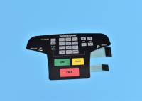 China Embossing Tactile Membrane Switch Double Tail Rich Color With Multi Keys for sale