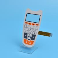China High Reliability Transparent Polyester Graphic Overlay Membrane Switch With LCD Window for sale