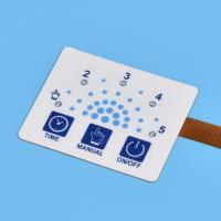 China Rim Embossing Shape LED Membrane Switch with Customized Design and 4oz To 8oz Operating Force for sale