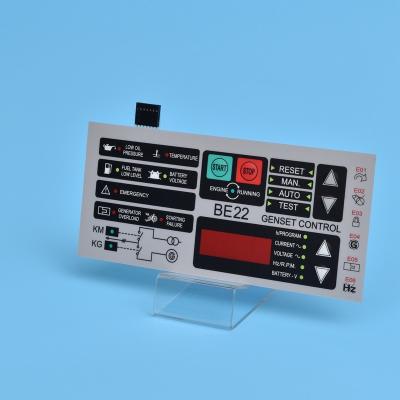 China Lighted Membrane Keyboard for Russia Market Semi-transparent White Led Window Promotion for sale