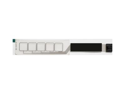 China 60-350g Actuation Force Membrane Switch Keyboard with 5 Keypads for sale