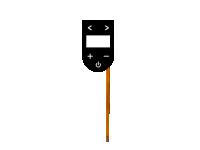China PCB Membrane Switch with ≤100Ω Contact Resistance and Top Embossing for sale
