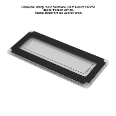 China Silkscreen Printing Tactile Membrane Switch Current ≤100mA Ideal for Portable Devices Medical Equipment and Control Panels for sale
