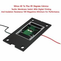China Minus 40 To Plus 85 Degrees Celsius Tactile Membrane Switch With Digital Printing And Insulation Resistance 100 Megaohms Minimum For Performance for sale