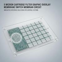 China 5 Micron Cartridge Filter Graphic Overlay Membrane Switch Membran Circuit Innovative Interface Solutions for Control Systems for sale