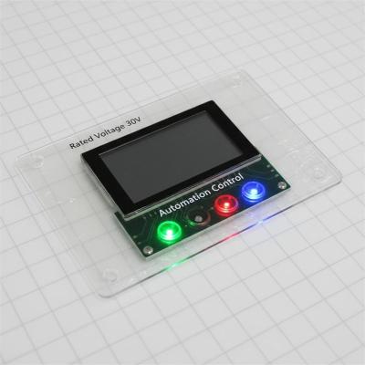 China Rated Voltage 30V Flexible Membrane Switch Offering Integral Indicator LCD Display and Acrylic Back Adhesive Used in Automation Systems for sale